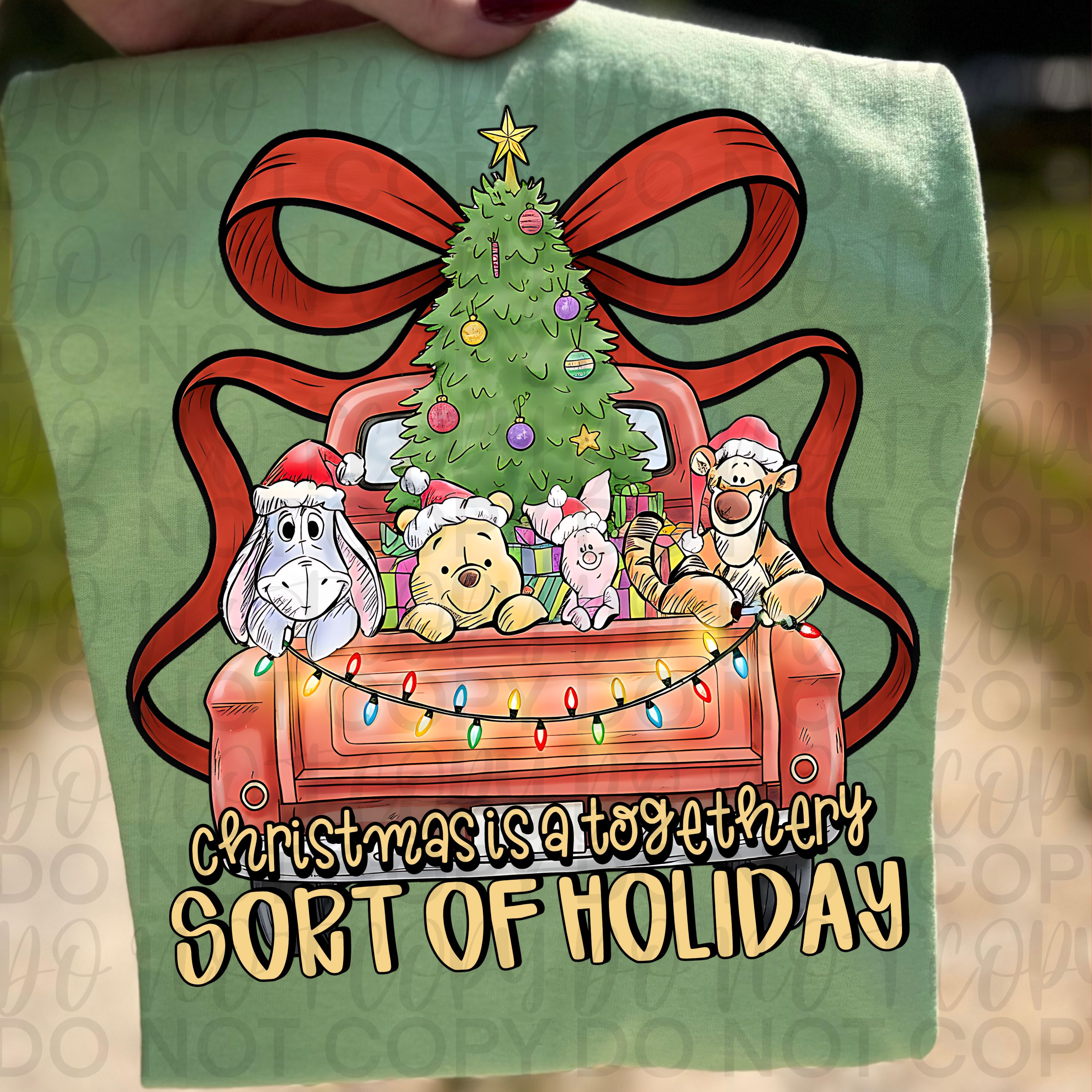 Christmas is a together sort of holiday DTF Transfer Design SS – Sweet ...