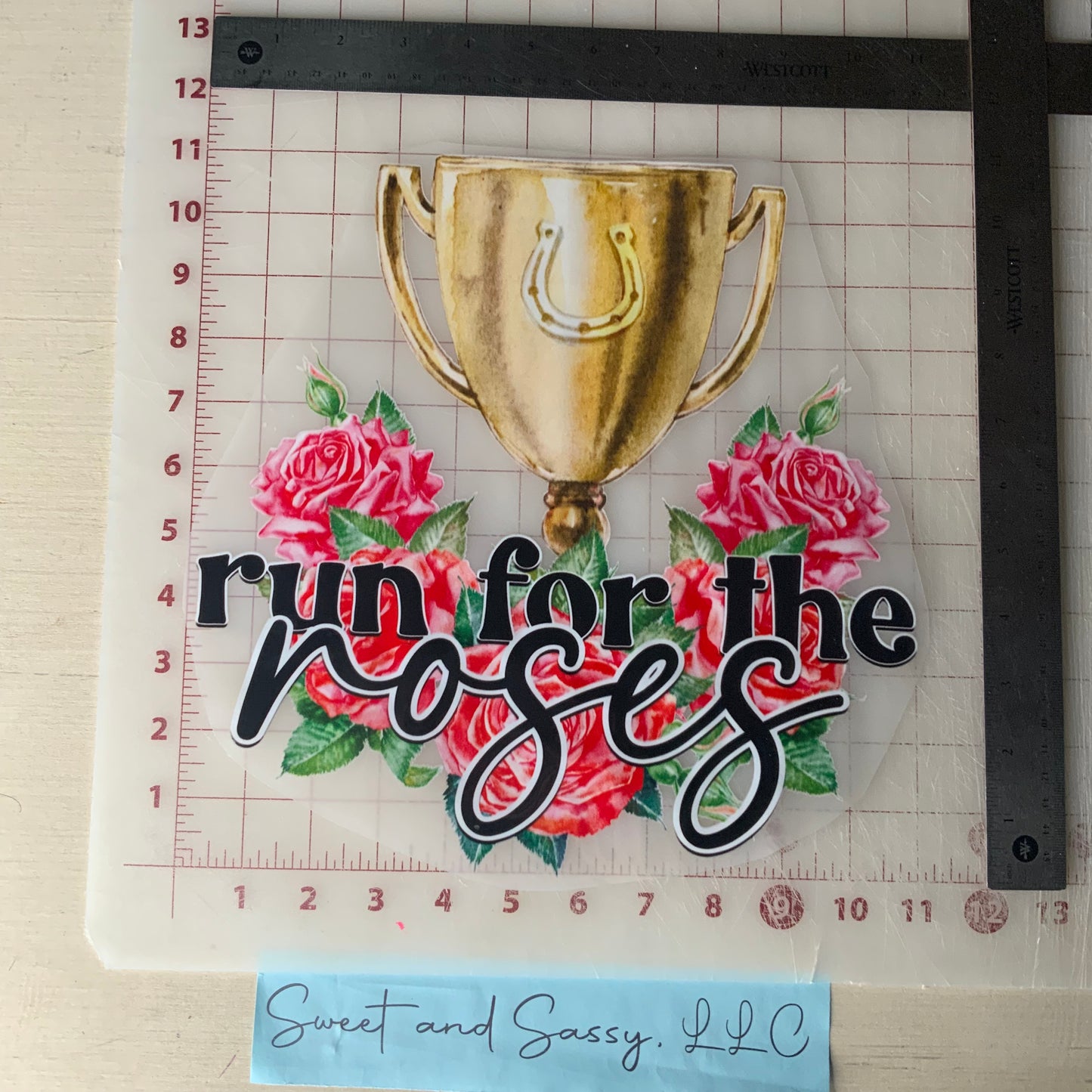 "Run for the Roses" DTF Transfer Design – Sweet and Sassy Store