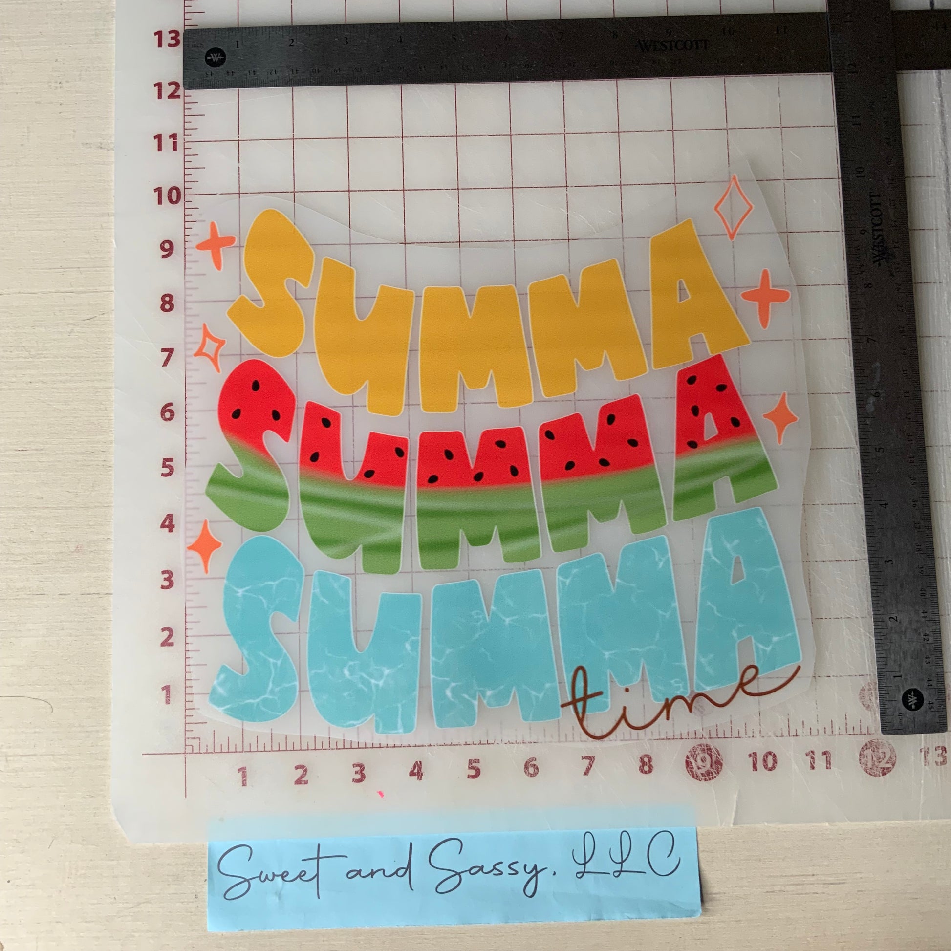 SUMMA SUMMS SUMMA time" DTF Transfer Design – Sweet and Sassy Store